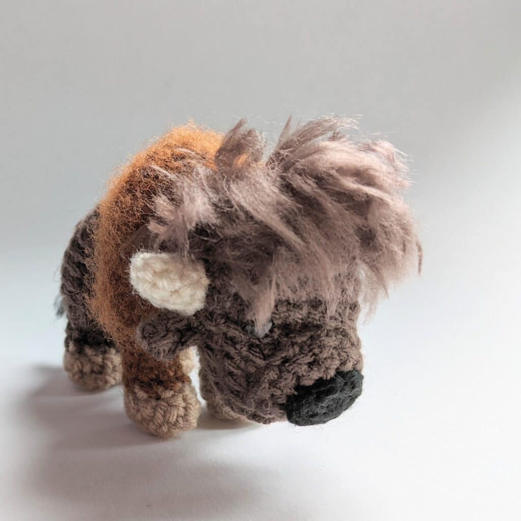 Wood Bison Amigurumi Crochet Pattern - CPAWS Northern Alberta Chapter